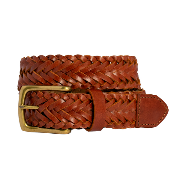 Byron Braided Leather Belt – Teddy Sinclair