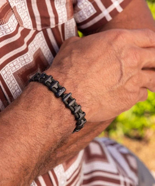 Bold Bob Rope Bracelet - Army | Black – Teddy Sinclair