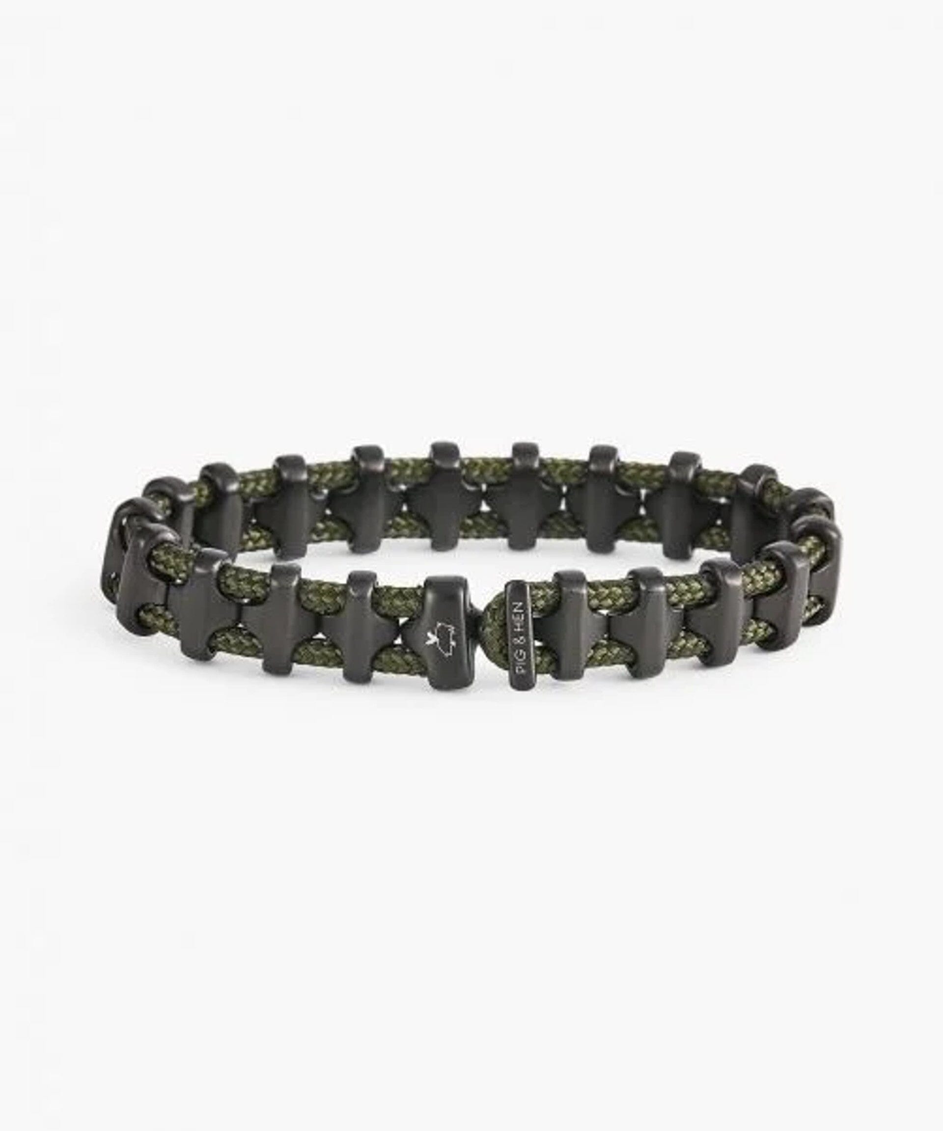 Bold Bob Rope Bracelet - Army | Black – Teddy Sinclair