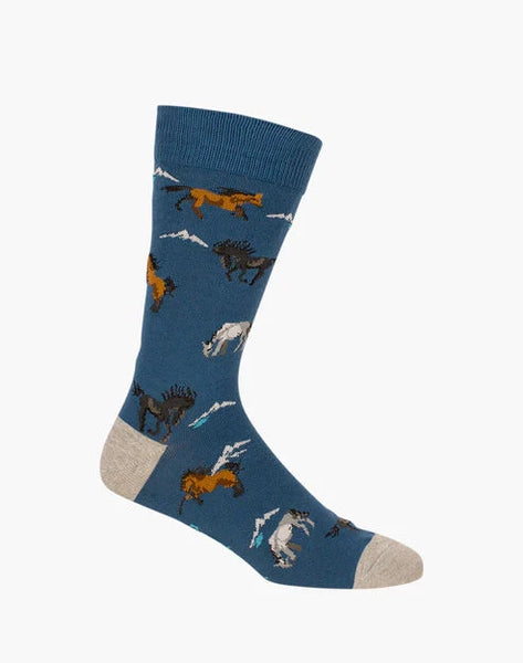 Men's Bamboo Socks - Snowy River – Teddy Sinclair