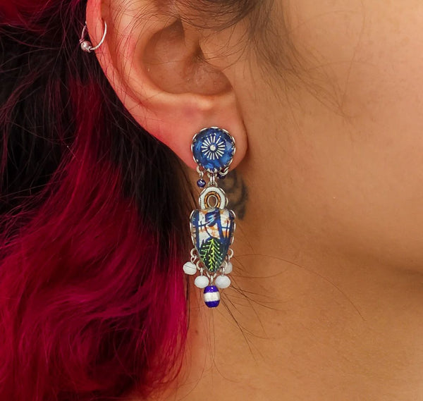 PRE-ORDER MARCH Ayalabar Blue Apollo Earrings – Teddy Sinclair