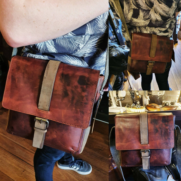 Kevin Leather Satchel – Teddy Sinclair