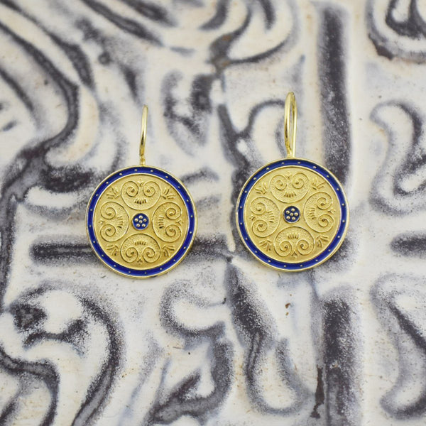 Turkish Swirl Sovereign Hook Earrings – Teddy Sinclair